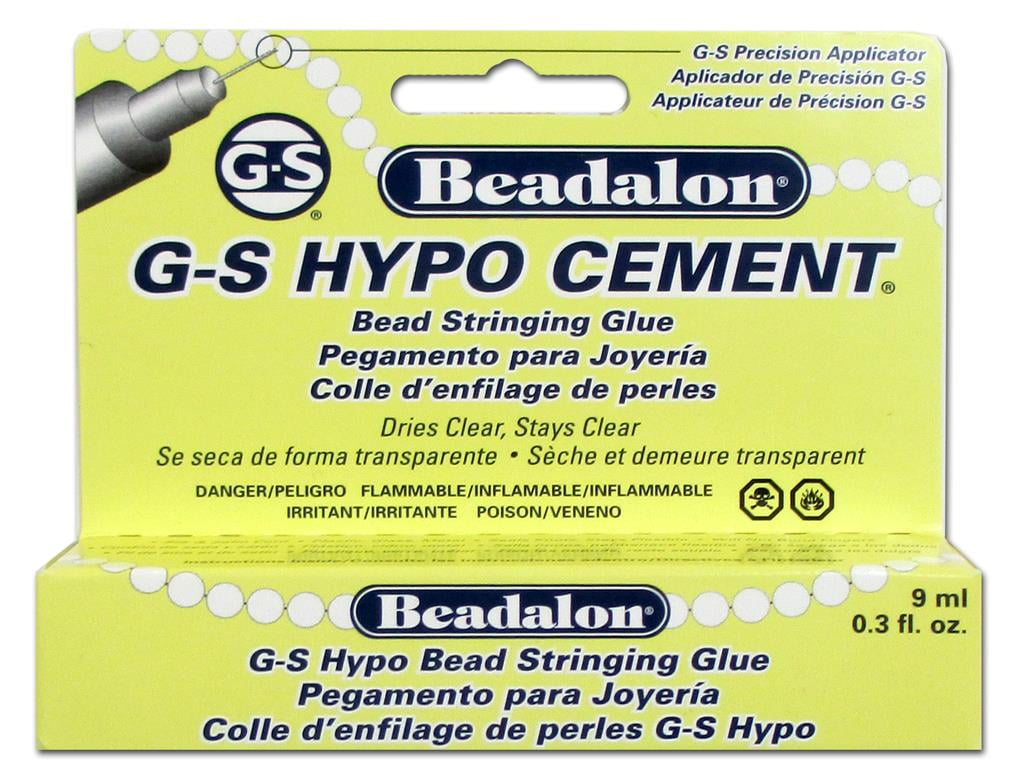 Beadalon GS Hypo Cement Glue, 1/3oz, Bead Stringing - Walmart.com
