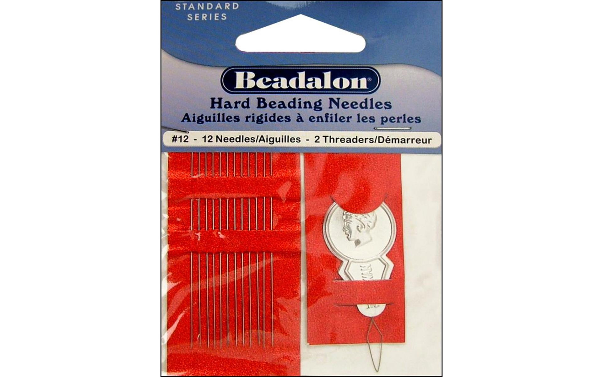 Beadalon Hard Beading Needles - Size 12, Pkg of 12 - Walmart.com