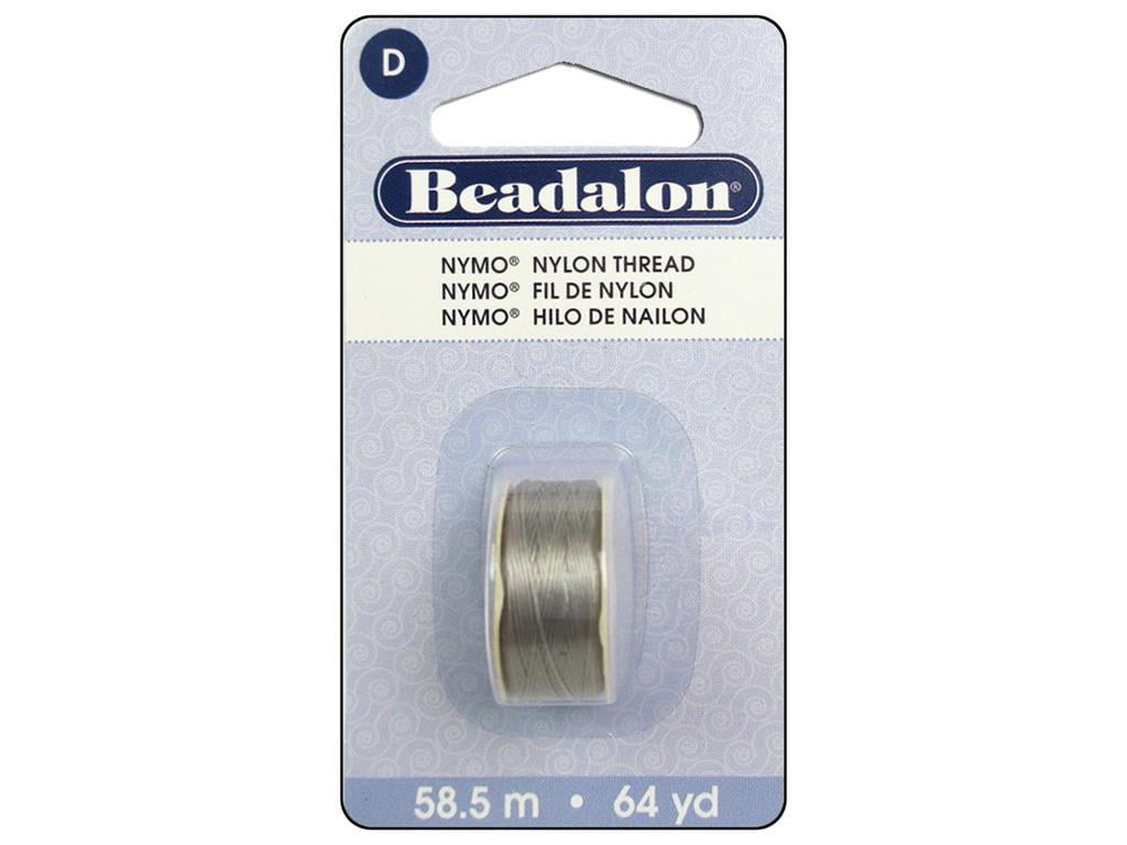 Beadalon Nymo Thread Size D Grey 64yd - Walmart.com