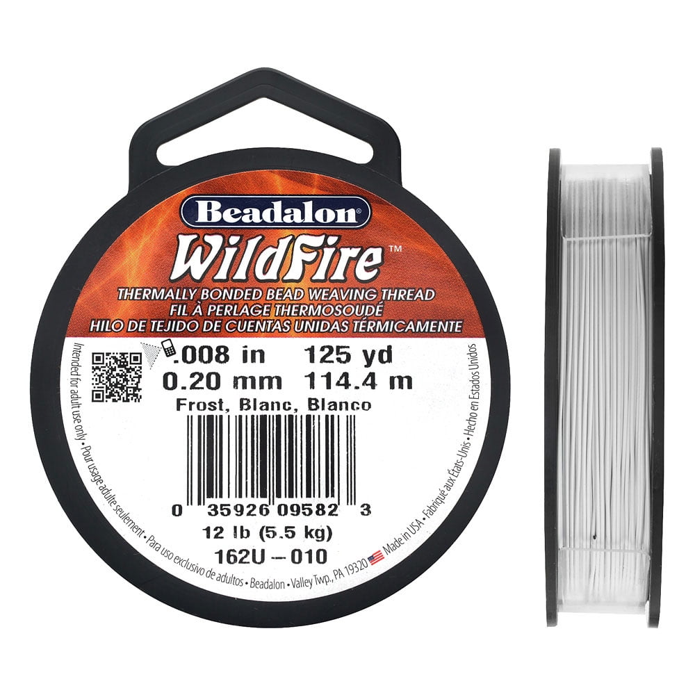 Beadalon WildFire Beading Thread - Frost, 0.008", 125 yds - Walmart.com