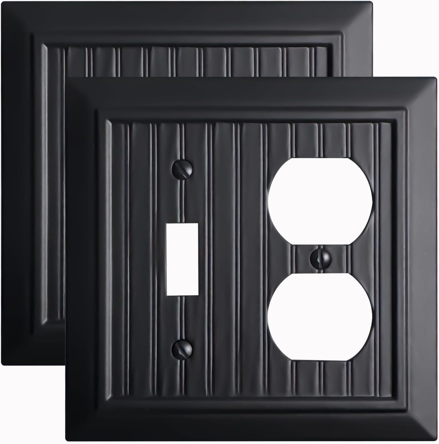 Beadboard Outlet Covers Wall Plates, Bamboo Fiber Light Switch Covers ...