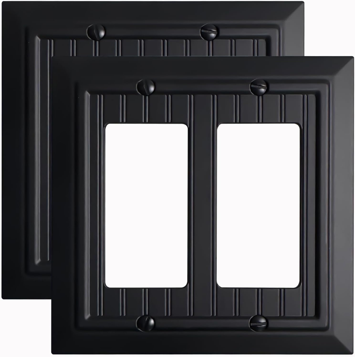 Beadboard Outlet Covers Wall Plates, Bamboo Fiber Light Switch Covers ...