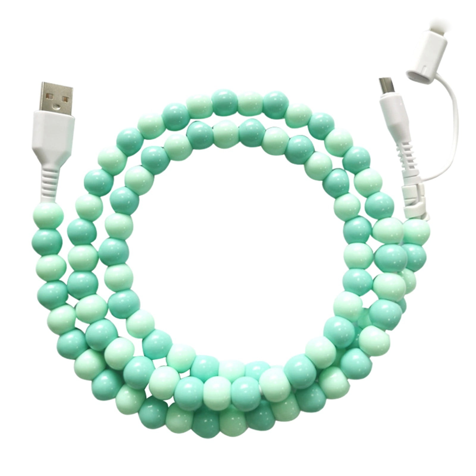 Beaded 2 - in - 1 Data Cable - Stylish Charging and Data Transfer ...
