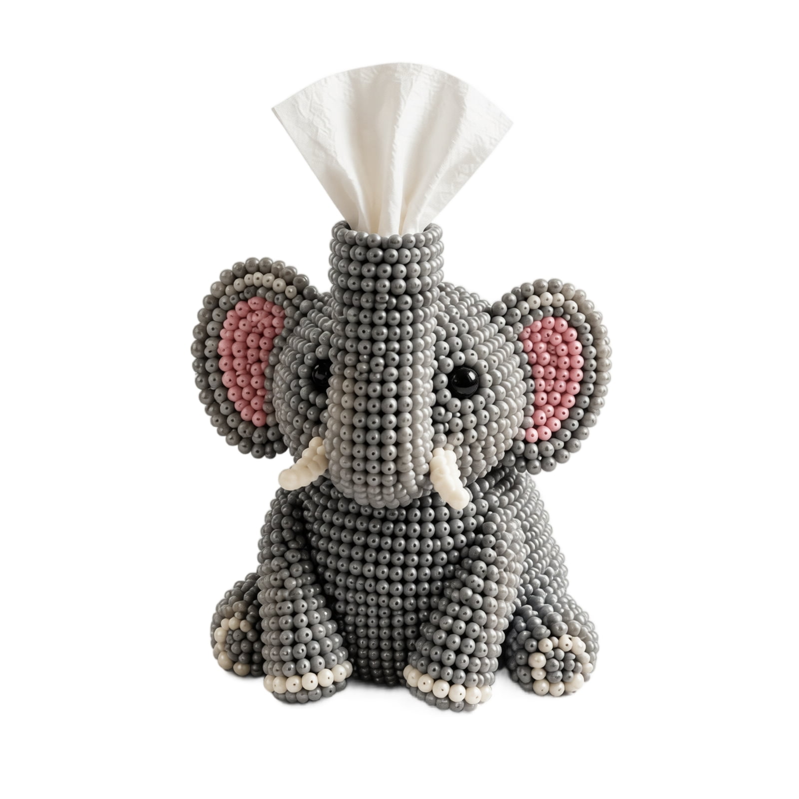 Beaded Animal Tissue Box Holder, Cute Decorative Tissue Dispenser for ...