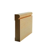 EWBB26 Beaded 5-1/4" Tall x 11/16" Baseboard Moulding. Unfinished ...