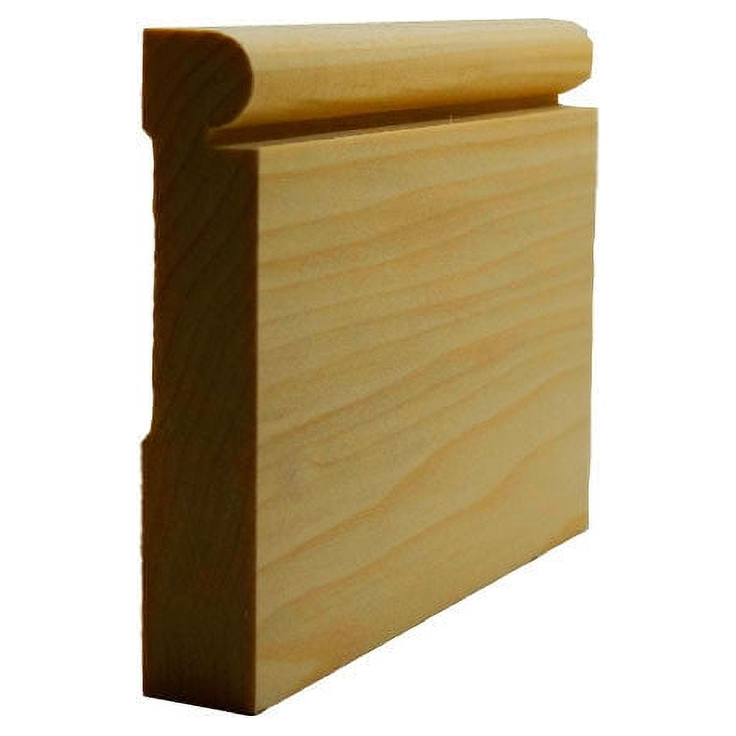 Beaded Baseboard EWBB25, 3/4" x 3-1/2", Poplar, 95" - Walmart.com