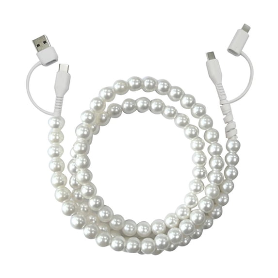 Beaded Charging Cable, charges multiple devices simultaneously, anti ...