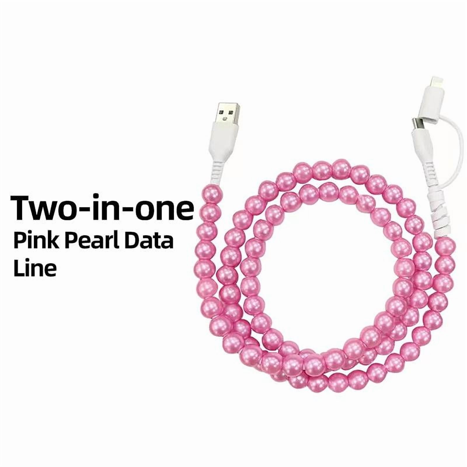 Beaded Charging Cords 4-in-1 USB-C Cable- Fit for all device USBC ...
