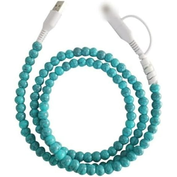 Beaded Cord, 4 in 1 Bead Charger Cord, Colorful Dazzle Bead Phone ...