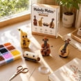 Beaded Craft Kit DIY Ornament Set, Handmade Bead Art Project With Easy ...