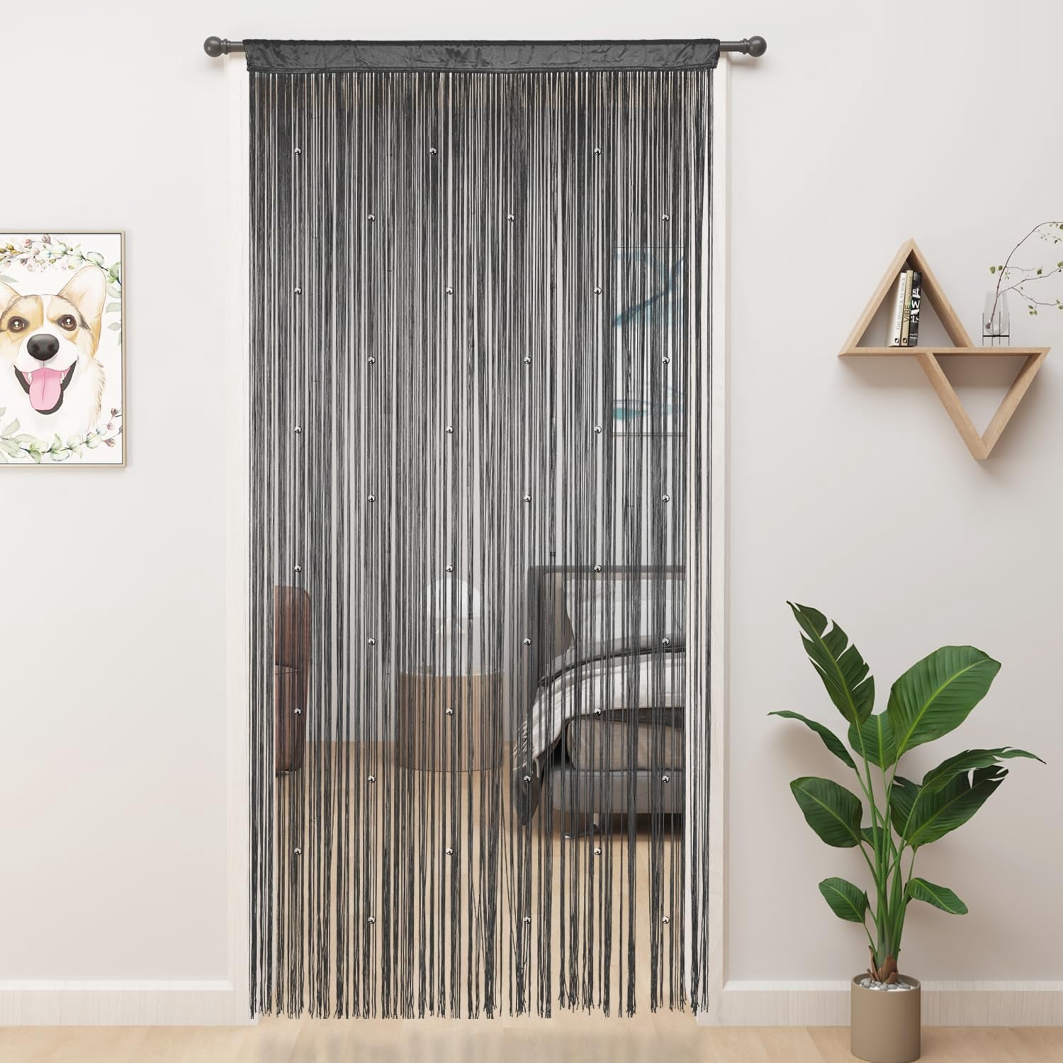 Beaded Curtain Beaded Curtains for Doorways Crystals Suitable for ...