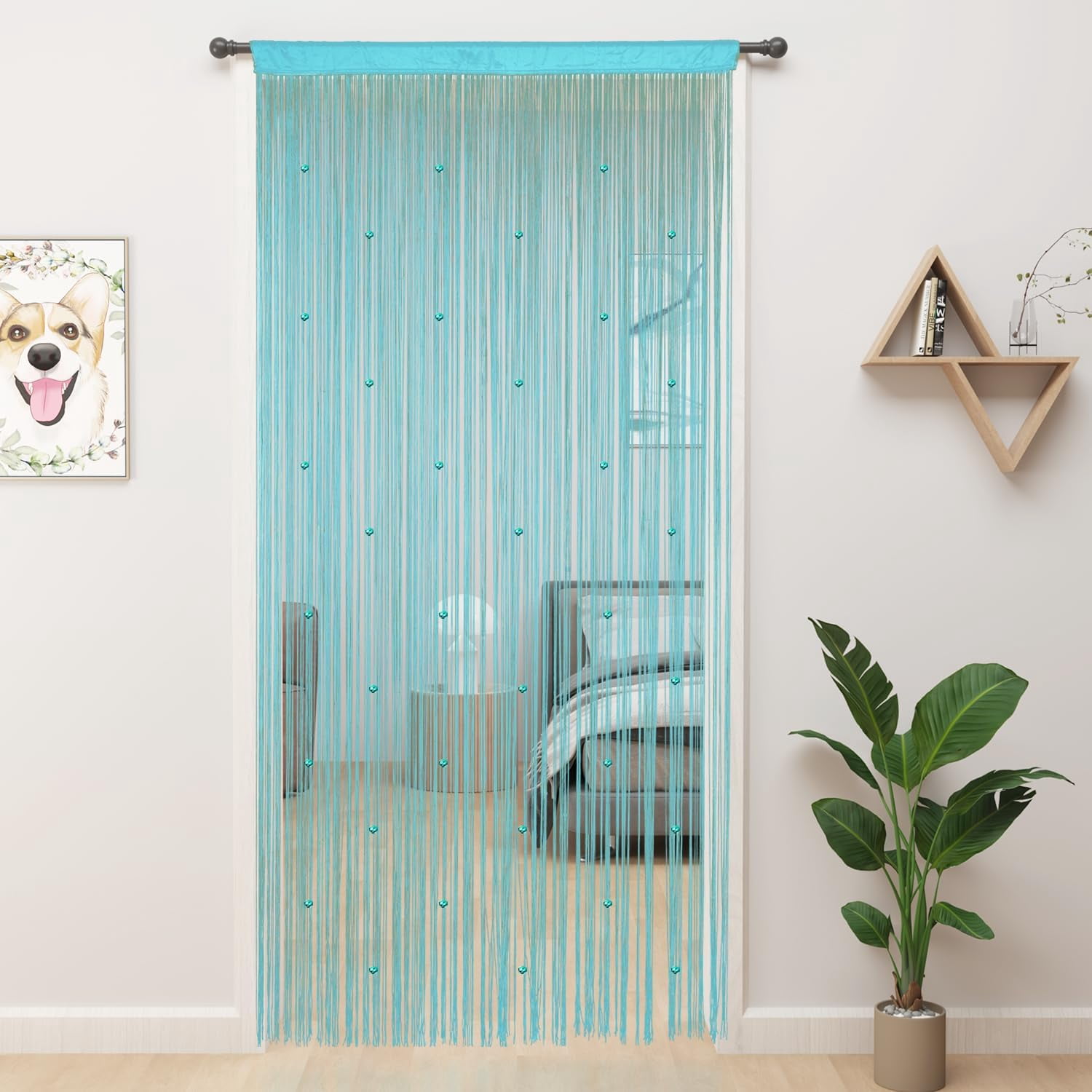 Beaded Curtain Beaded Curtains for Doorways Crystals Suitable for ...
