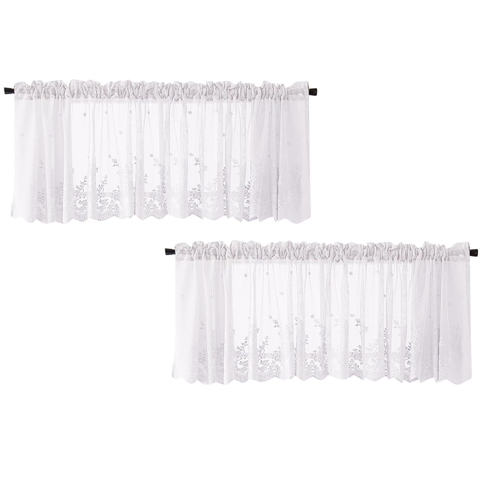 Beaded Curtains For Windows,Waffle Woven Textured Valance for Bathroom ...