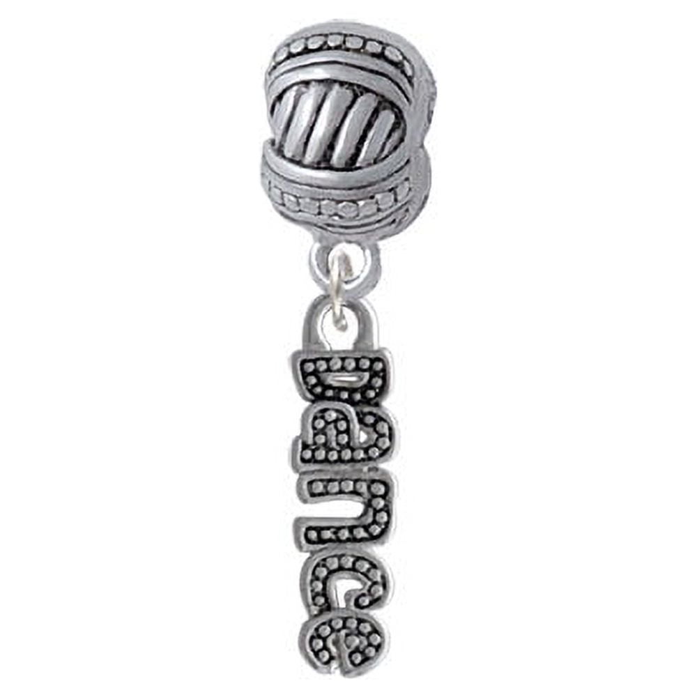 Beaded ''Dance'' - Large Rope with Cross Beads Charm Bead - Walmart.com