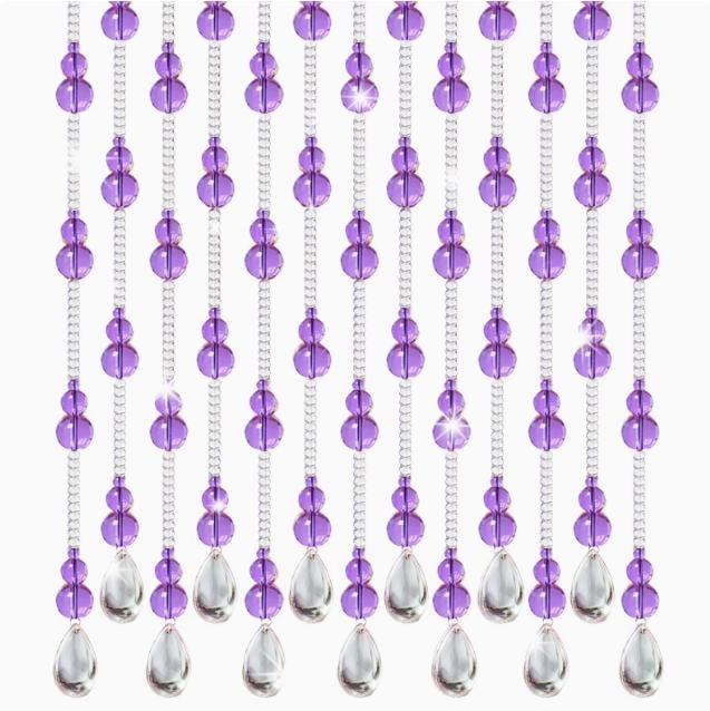 Beaded Door Curtain, Screen,Crystal Beads Hanging Glass Door Beads ...