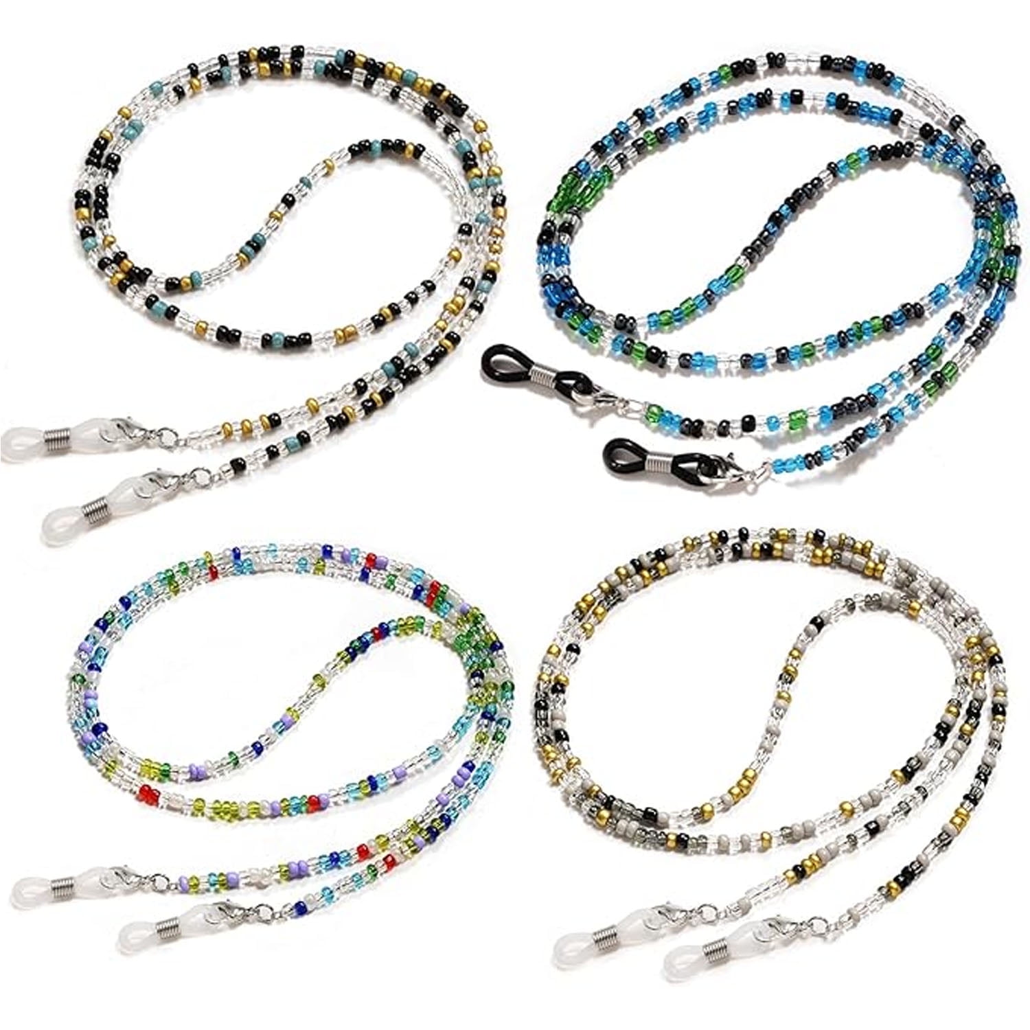 Peduu Beaded Eyeglass Chains, Sunglass Holder Strap, Acrylic Glasses ...