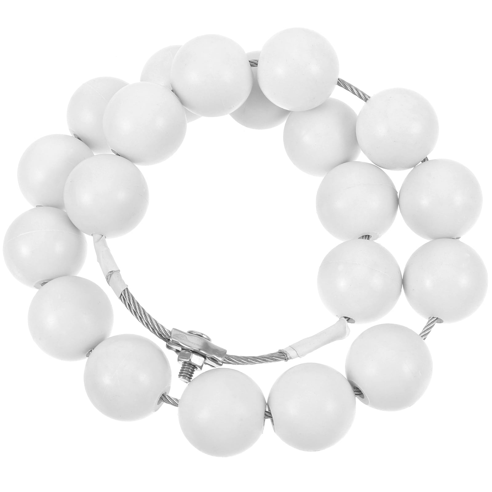 White Flagpole Retainer Ring for Daily Use Easy to Install Windproof ...