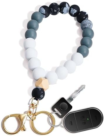 Beaded Keychain Wristlet 14k Gold Wrist Keychain Bracelet Cute Keychain ...