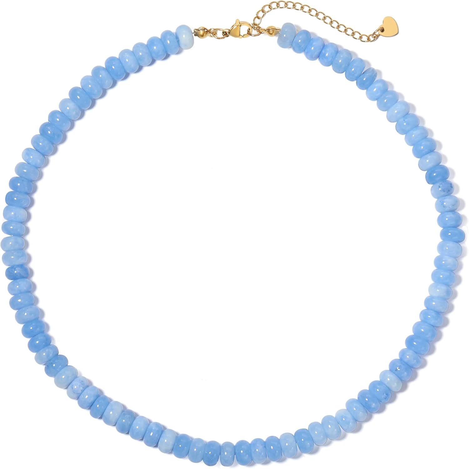 Beaded Necklace for Women,Natural Gemstone Necklace for Women,Colorful ...
