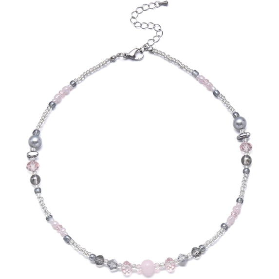 Beaded Necklaces for Women Irregular Stone Shell Necklace Handmade ...