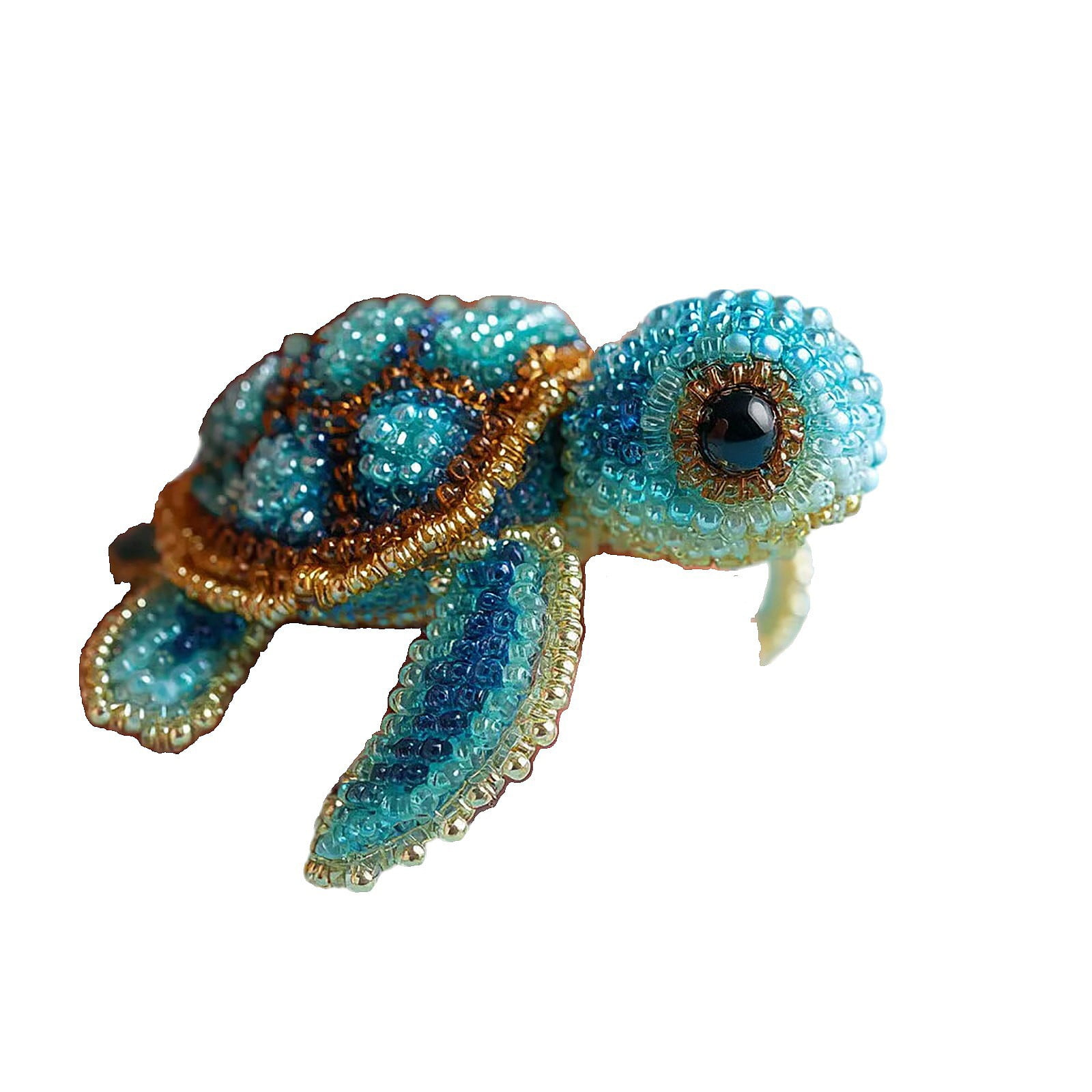 Beaded Octopus Kit, 3D Ocean Animals DIY Beadwork Craft Kit for ...