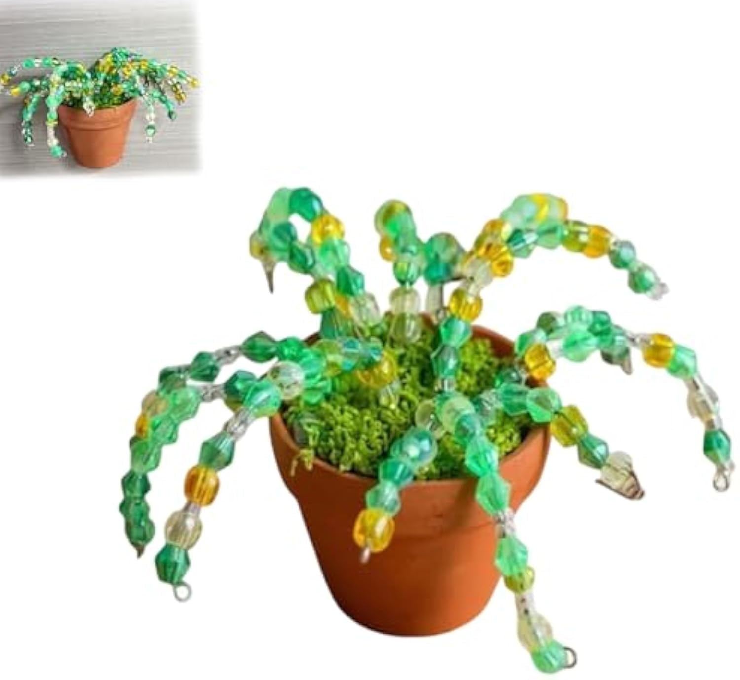 Beaded Plant Magnets for Fridge, DIY Beaded Plant Magnets, Cute Mini ...