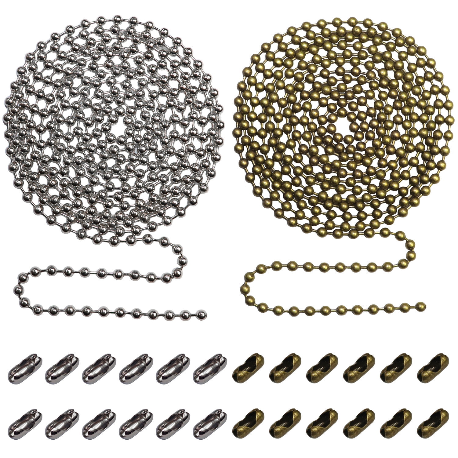 Beaded Pull Chain Extension with Connector for Ceiling Fan or Light ...