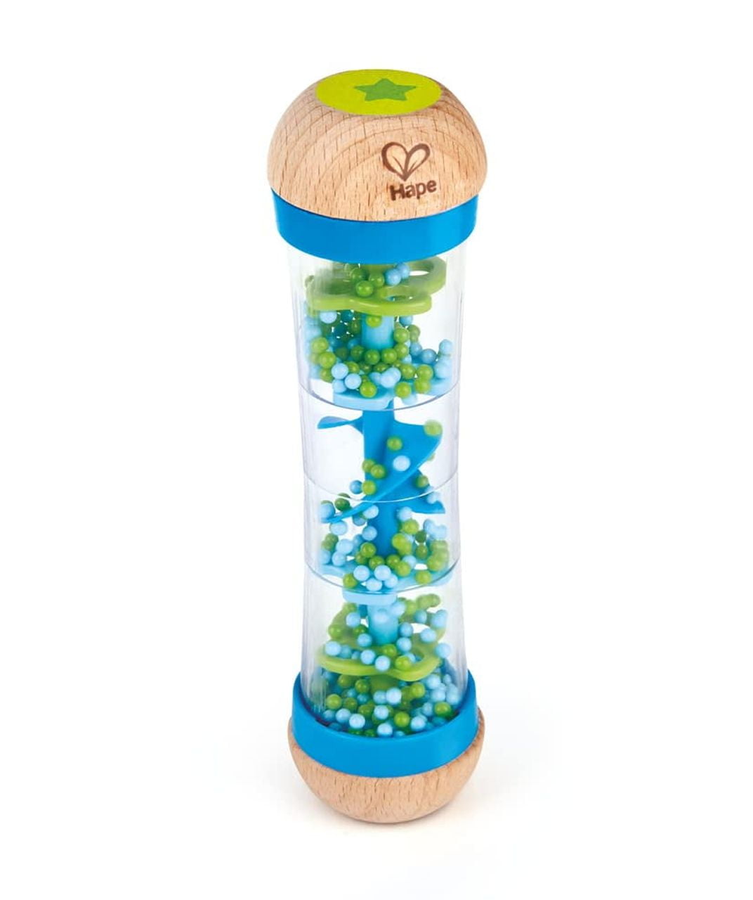Beaded Raindrops | Mini Wooden Musical Shake & Rattle Rainmaker Toy ...