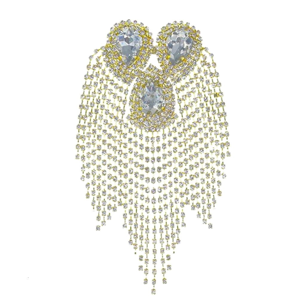 Beaded Shoulder Epaulets Handmade Shoulder Jewelry Tassels Epaulettes ...
