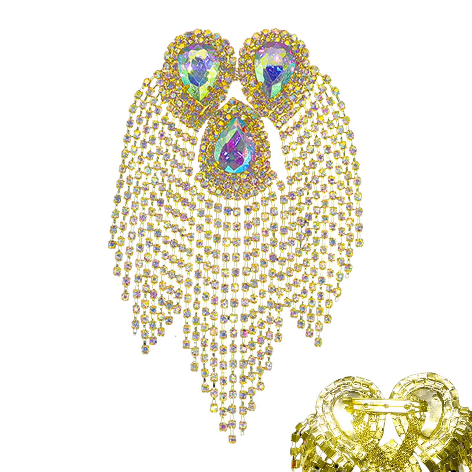 Beaded Shoulder Epaulets Handmade Shoulder Jewelry Tassels Epaulettes ...