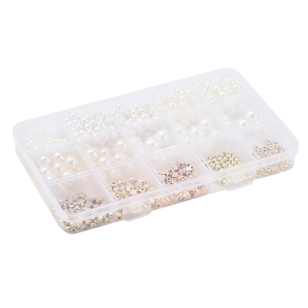 Beaded Spacer Jewelry Making Beads Small Ccb Crafting Loose Nail Jewels ...