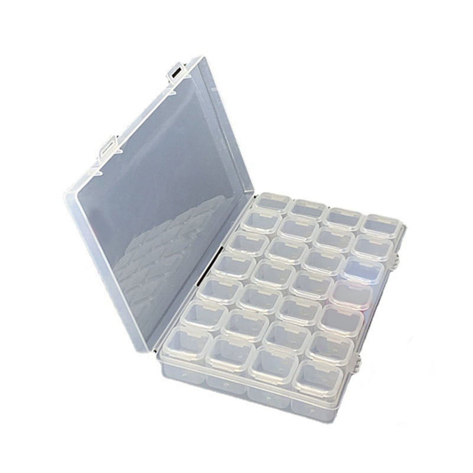 Beaded Storage Box DIY Diamond 56-Grid Nail Art Storage Box - Walmart.com