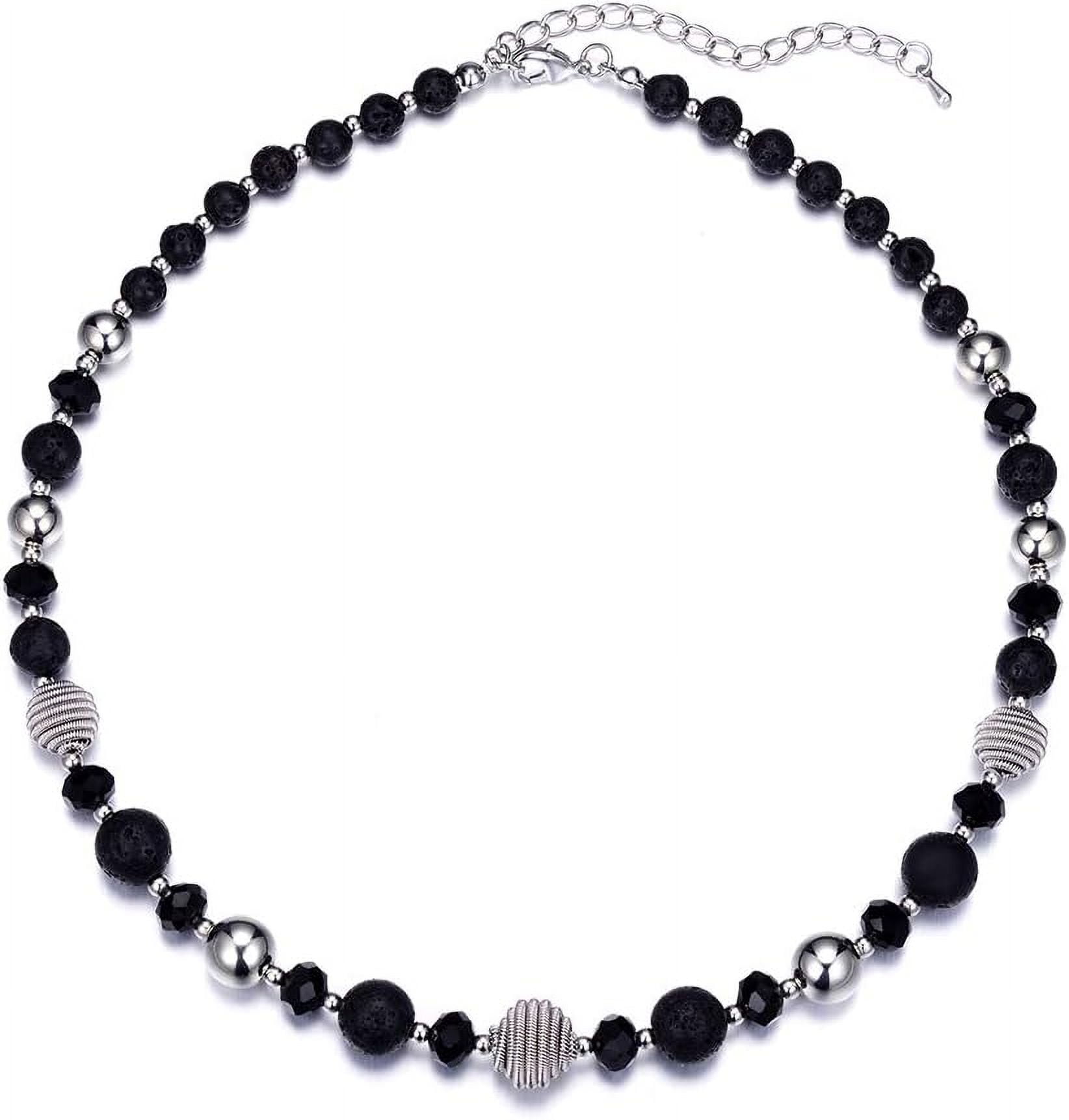 Beaded Strand Pearl Choker Necklace - Fashion Jewelry Birthday Gifts ...