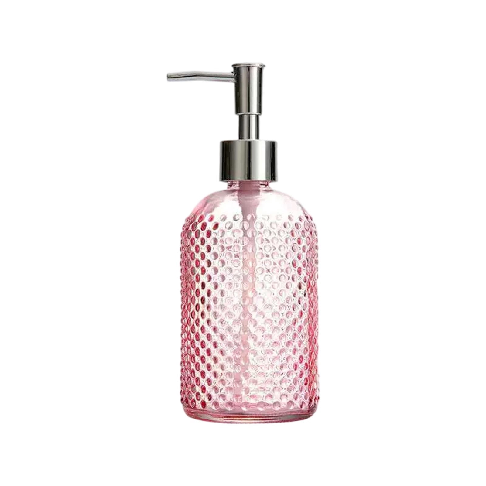 Beaded Surface Glass Soap Dispenser, Kitchen and Bathroom Refillable ...