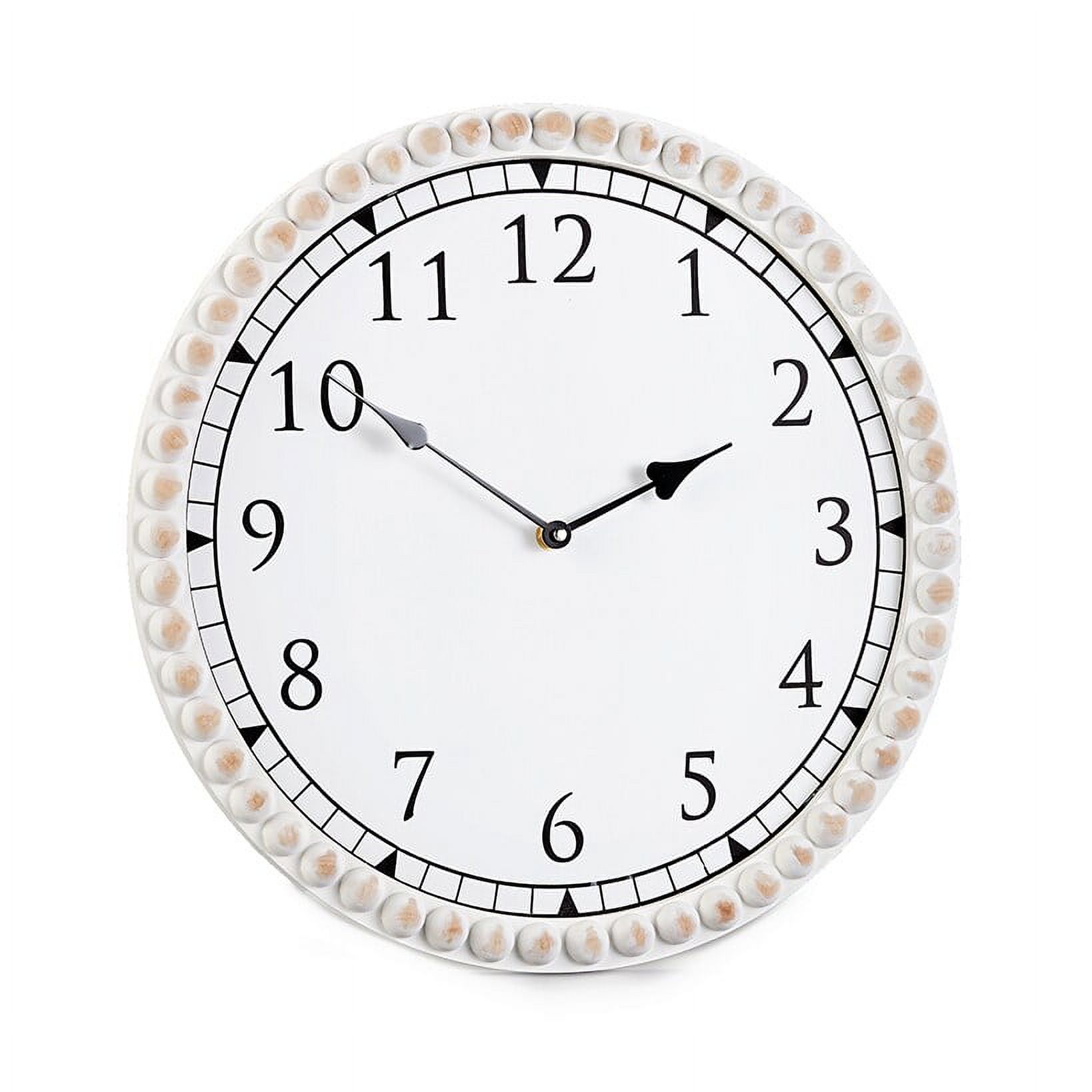 DayClocks Time & Day-of-the-Week Wall Clock with 12" Aluminum Frame ...