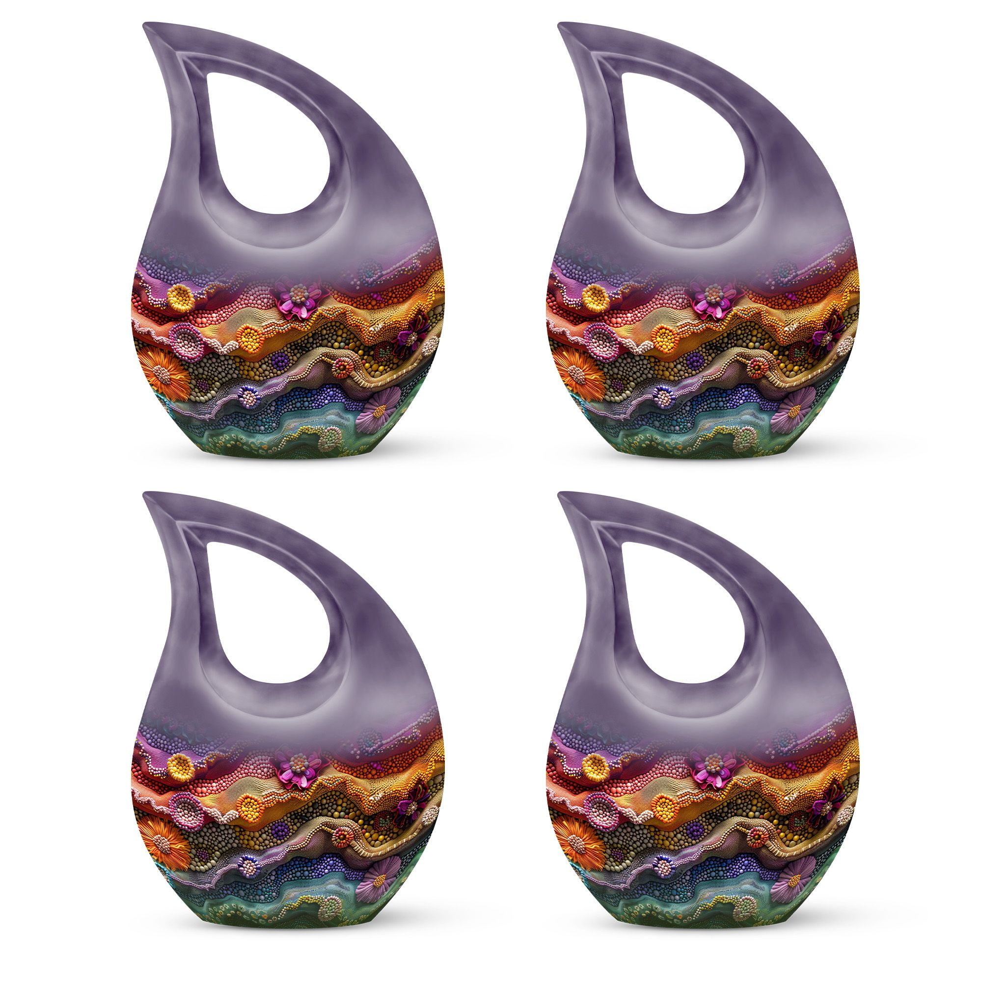 Beaded Waves Urn - Keepsake Urns For Human Ashes - Urn For Ashes Adult ...