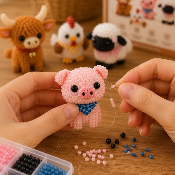 Beading & Jewelry Making Set, Bead Animal Making Kit, Jewelry Making ...