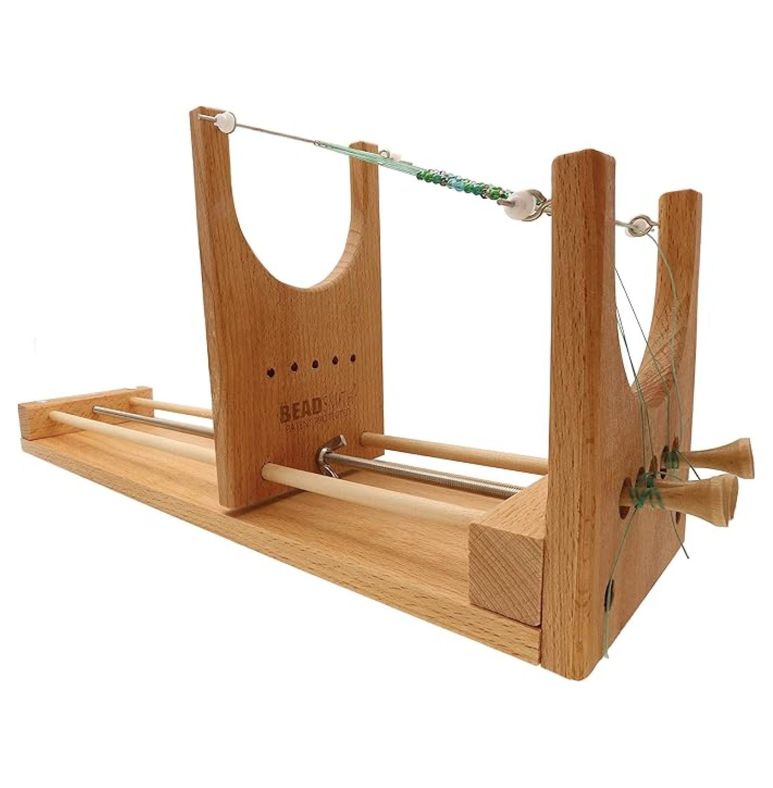 Beading Loom Kit - Two-Warp Weaving Loom for Jewelry Making - Wooden ...