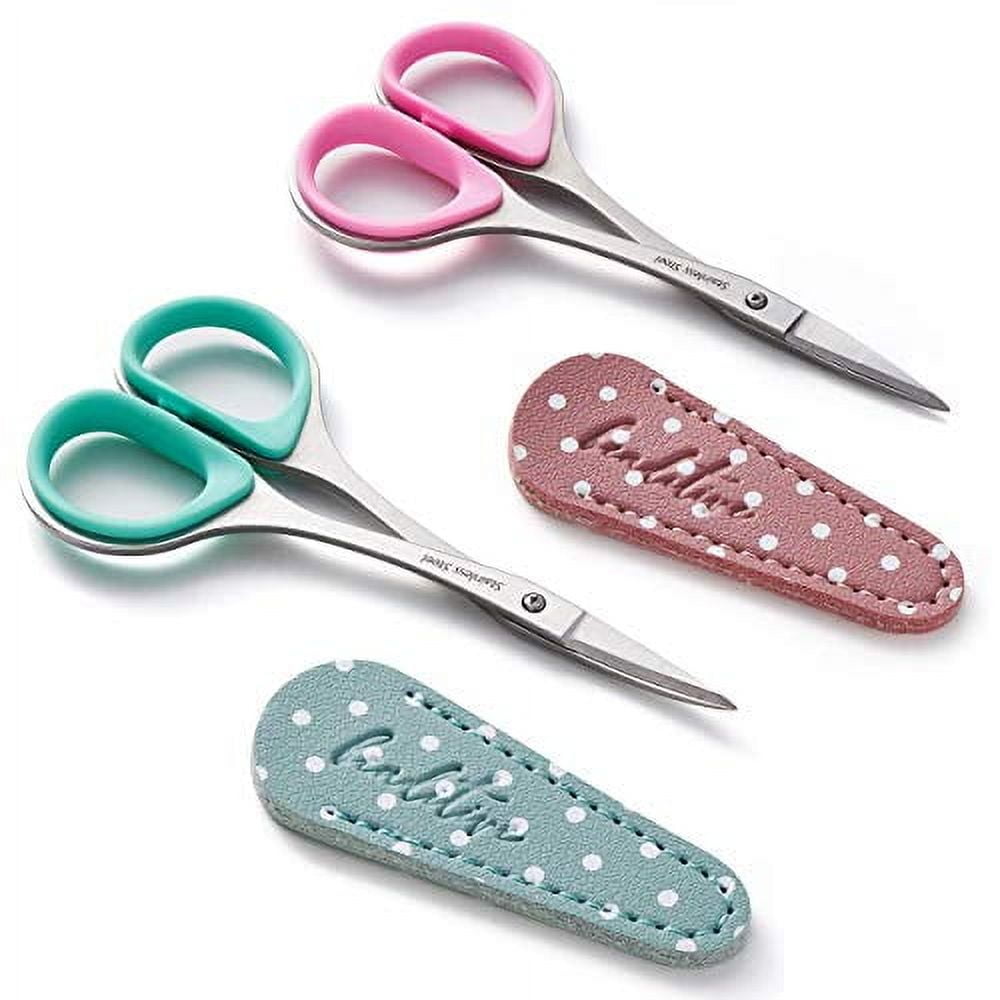 Beaditive Sewing and Embroidery Scissors Set (2 Pc.) Curved and ...