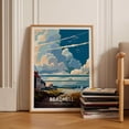Beadnell England Travel Poster Vintage Style Wall Art Lover Gift Home ...