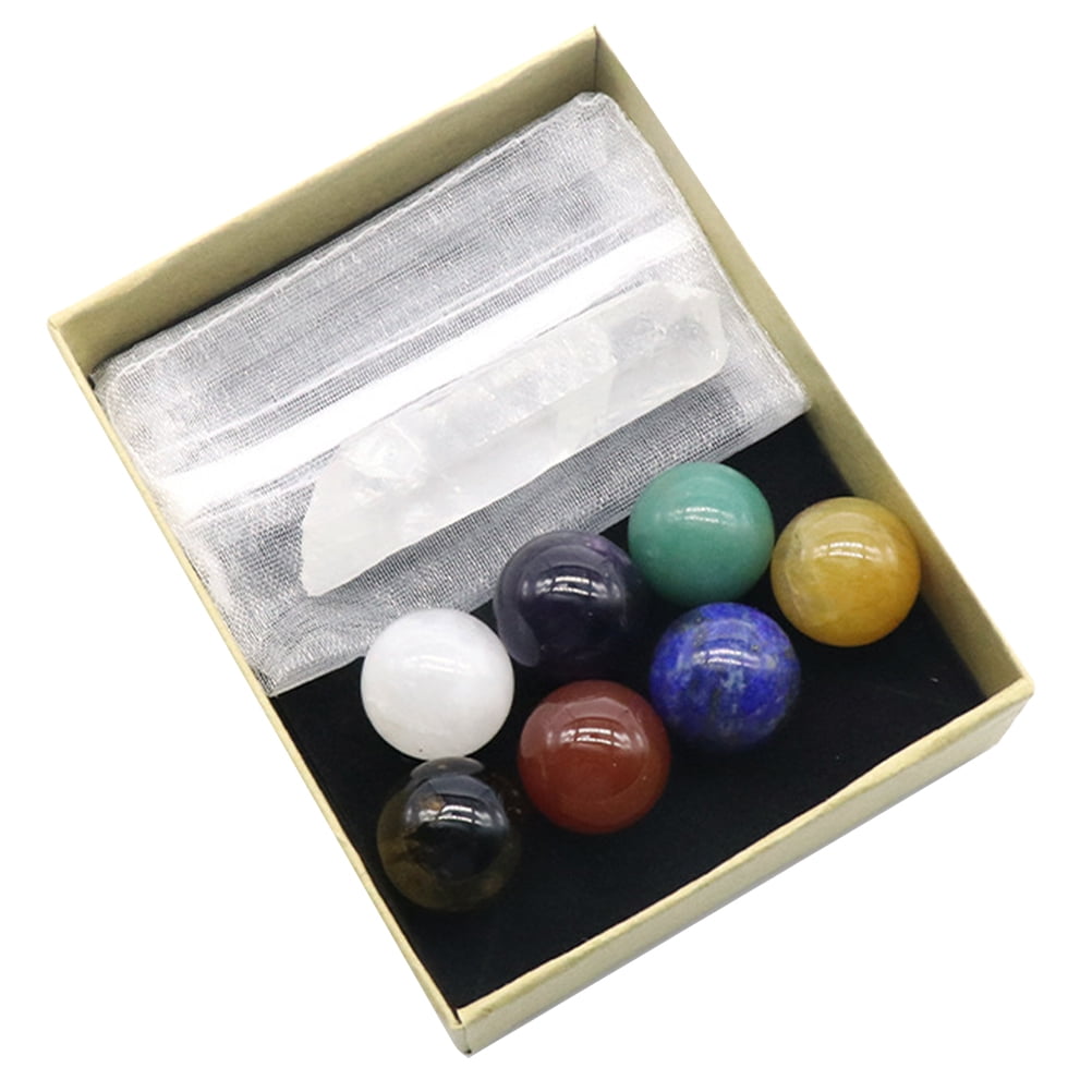 Beads Crystal Seven Chakra Aquarium Decorative Energy Gemstones Bulk ...