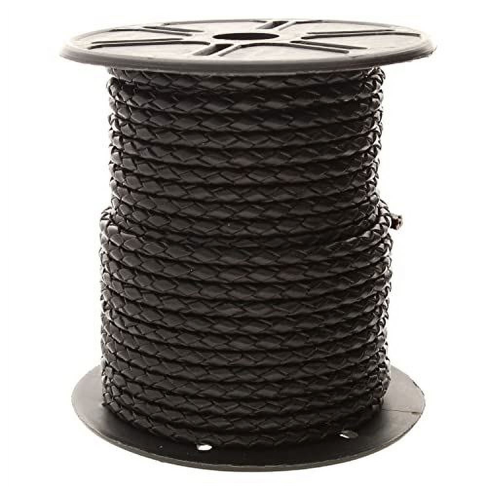 The Beadsmith Braided Bolo Cord – Black Color – 3mm Spool – 25 Yards/22 ...