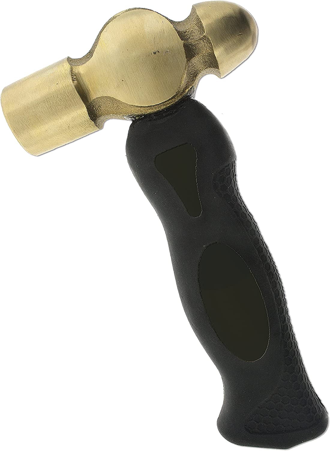 The Beadsmith Brass Ergo Hammer - Metal Elements - 5-inch ergonomic ...