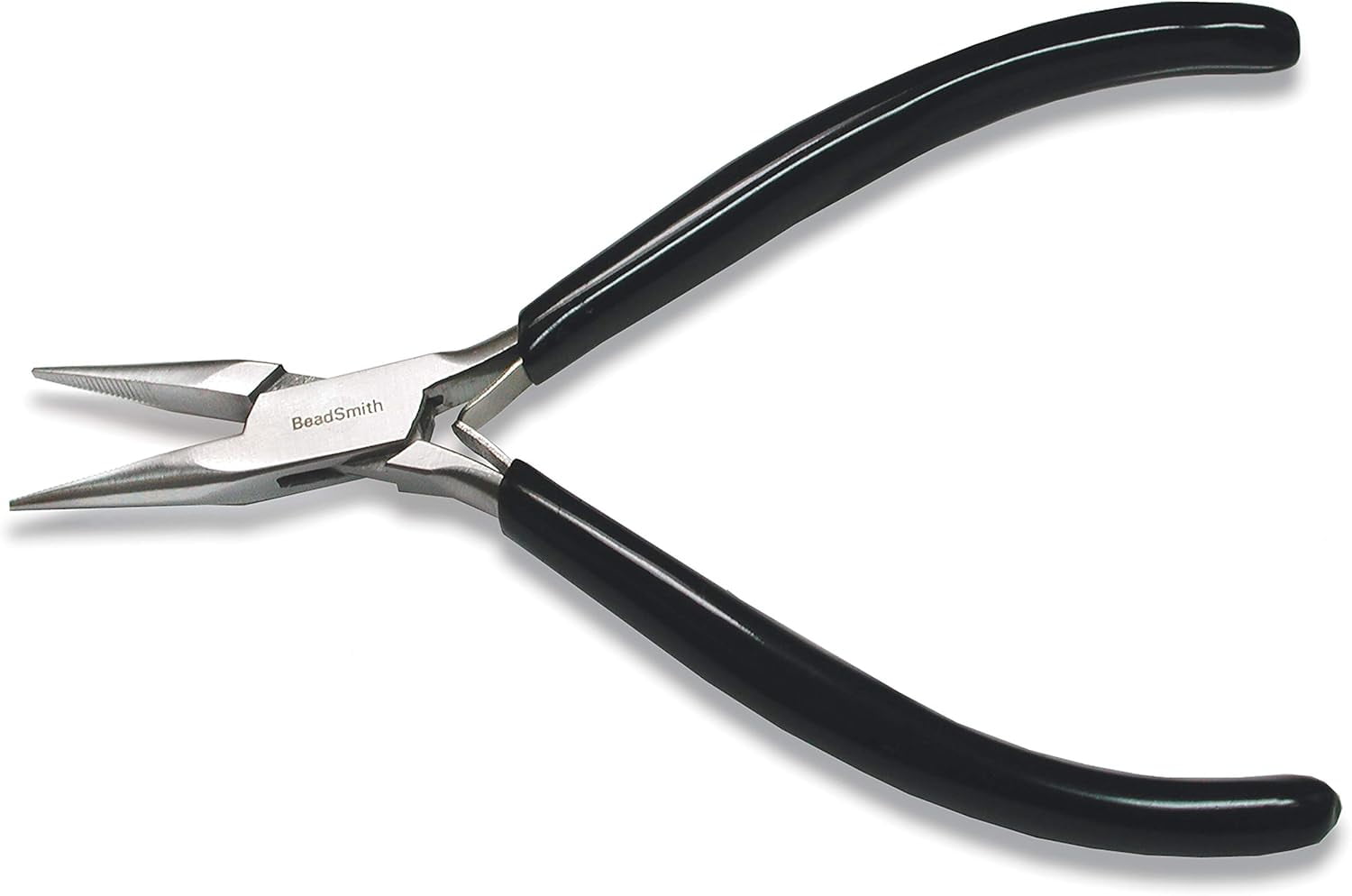 The Beadsmith Chain Nose Pliers – Serrated – Extra Fine Tips – 4.5 ...