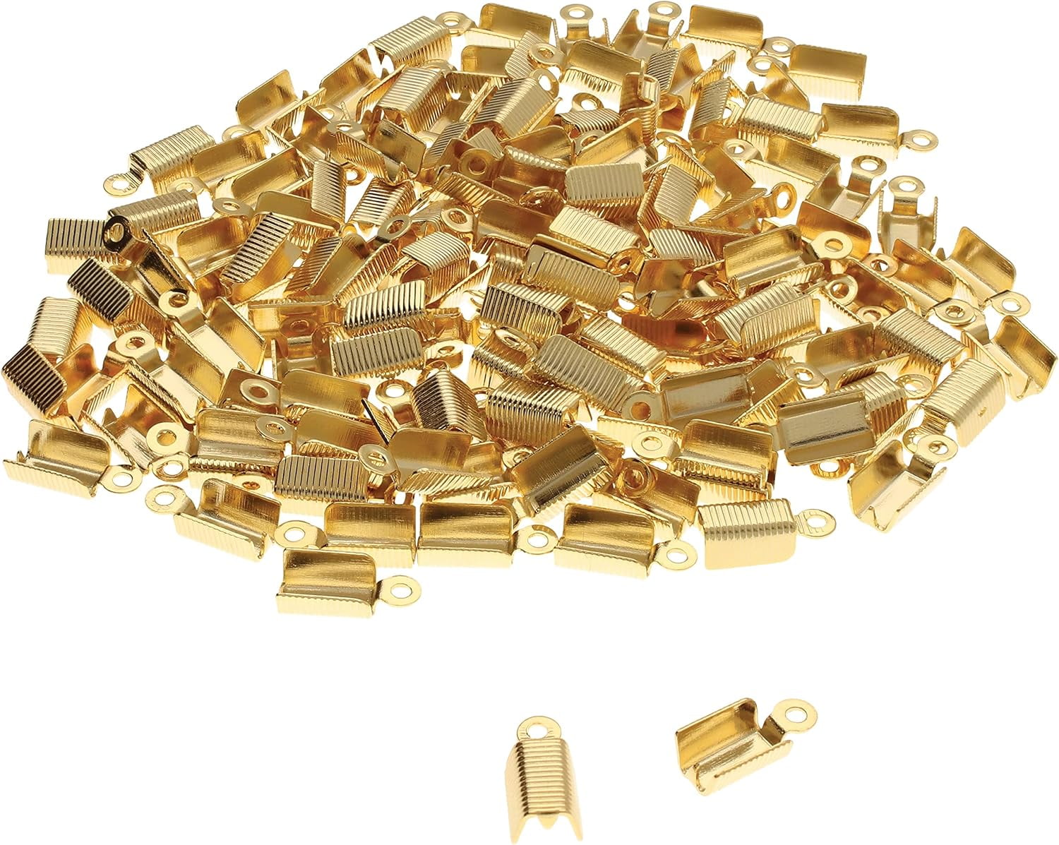The Beadsmith Connector with Prong - 144 Pieces – Gold Color – 11.5mm x ...