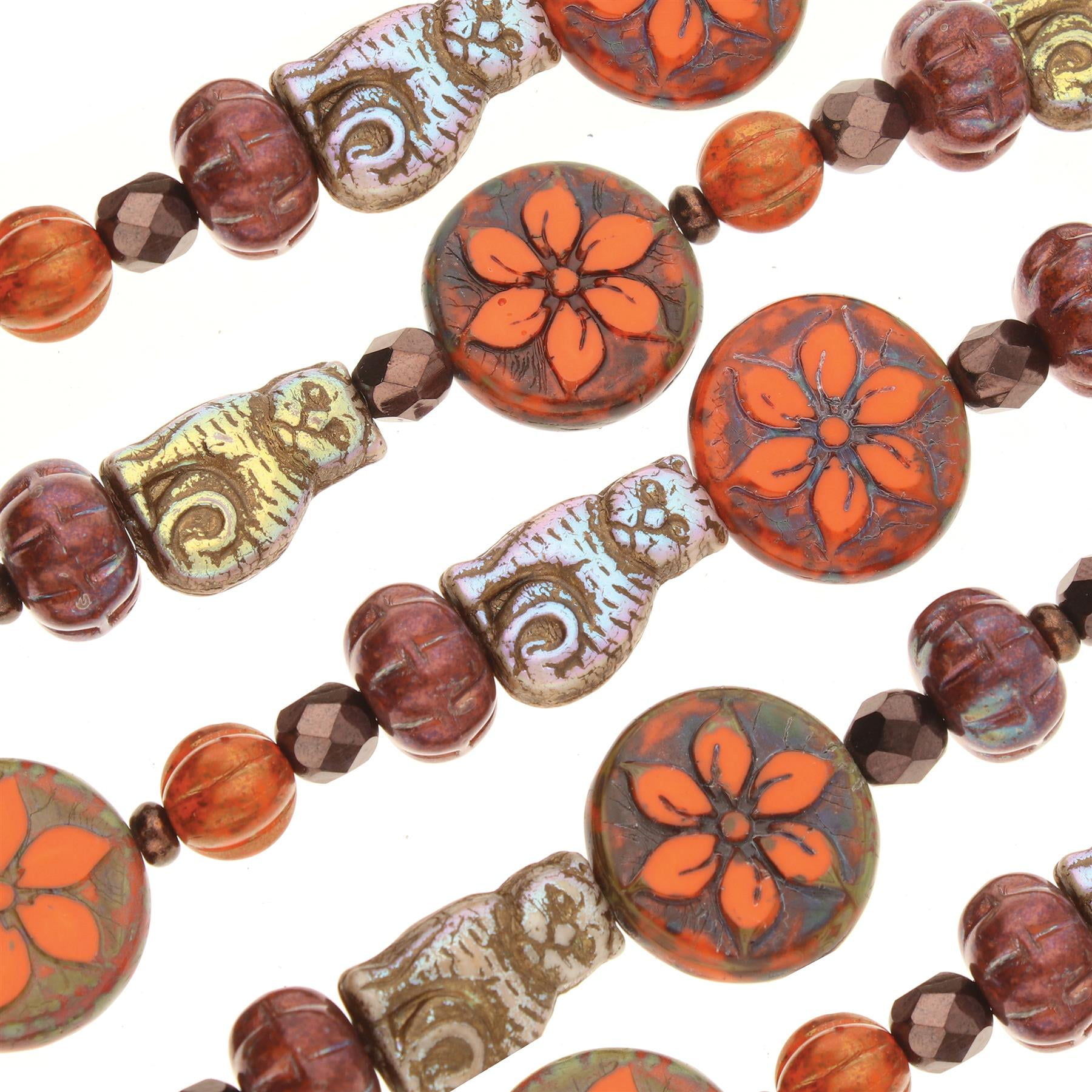 The Beadsmith Czech Glass Strands – High Quality, Pressed & Table Cut ...