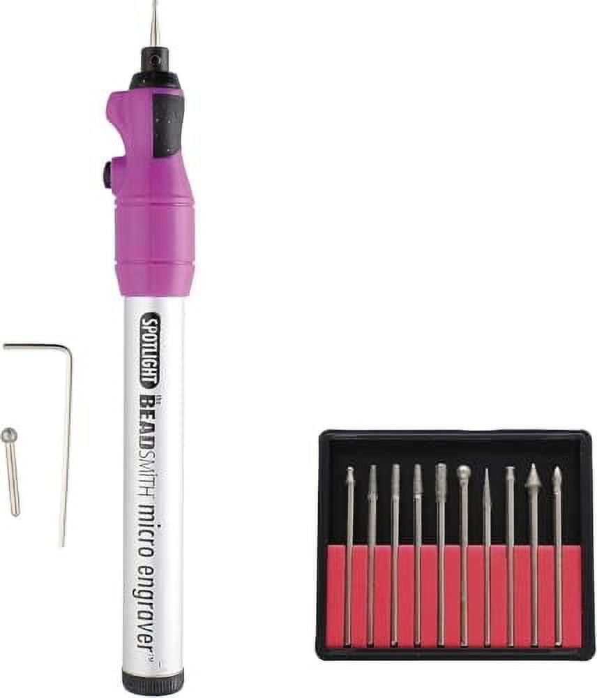 The Beadsmith Engraver Set – Battery Operated Micro Engraver with ...