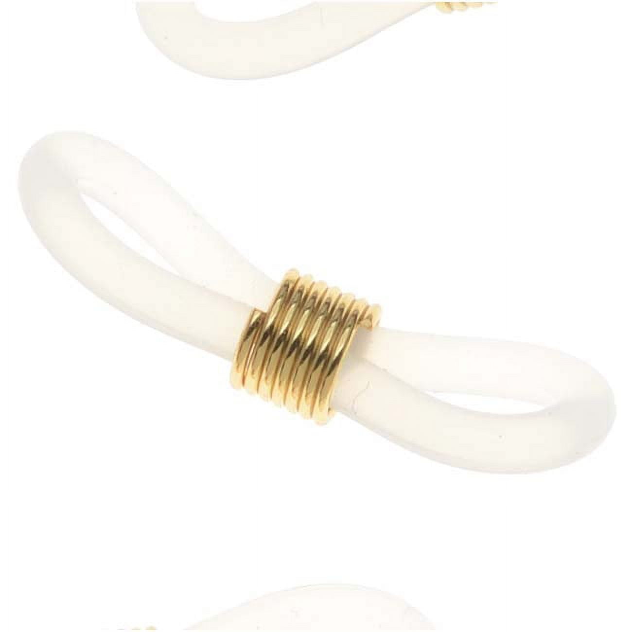 The Beadsmith Eye Glass Ends – Adjustable Rubber Connectors – Attached ...