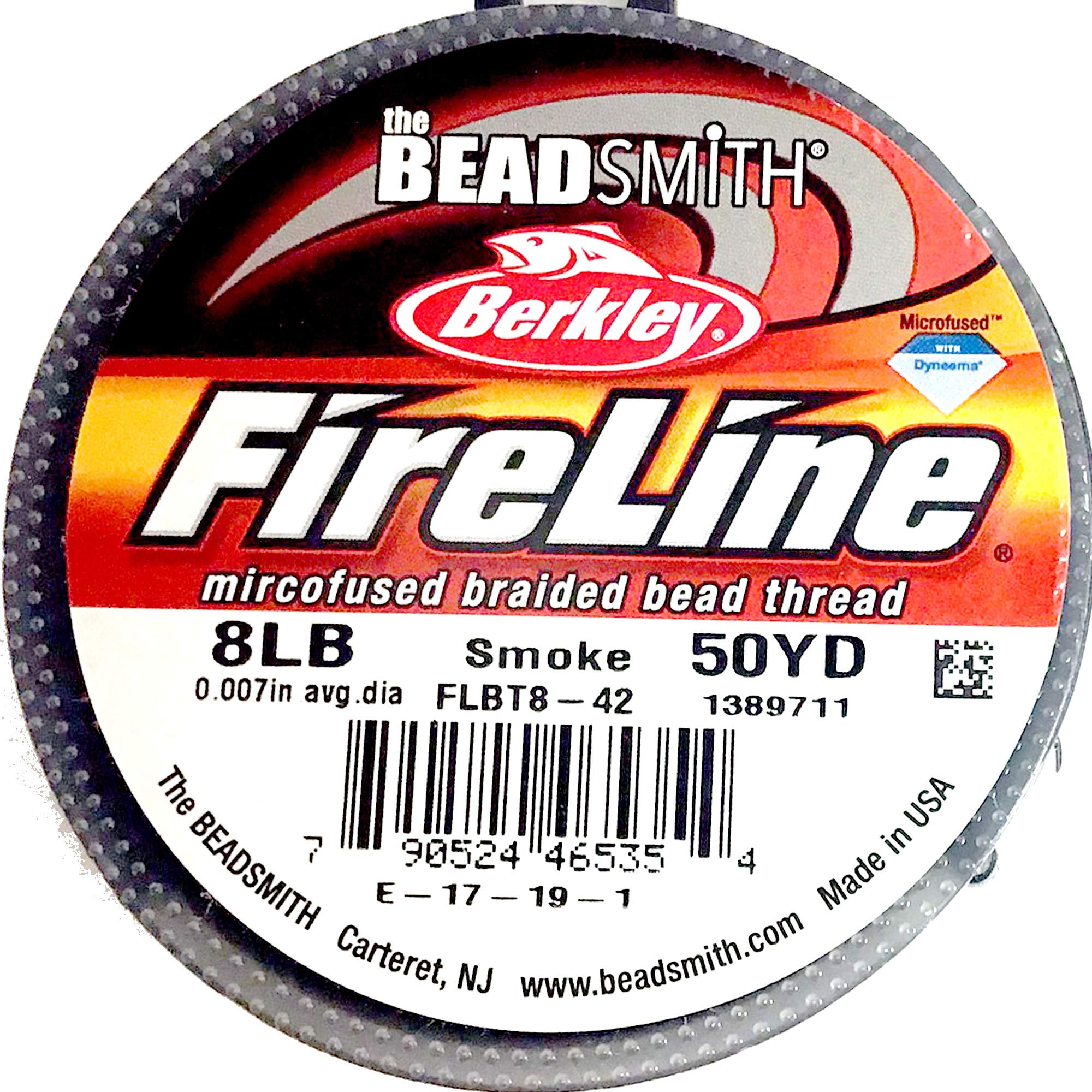 Beadsmith FIRELINE Beading Thread Crystal/Smoke 4LB 6LB 8LB 50 YRD ...
