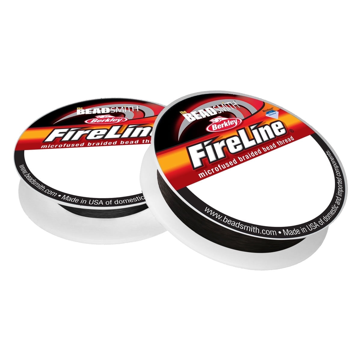The Beadsmith Fireline by Berkley - Micro-Fused Braided Thread - 2-Pack ...